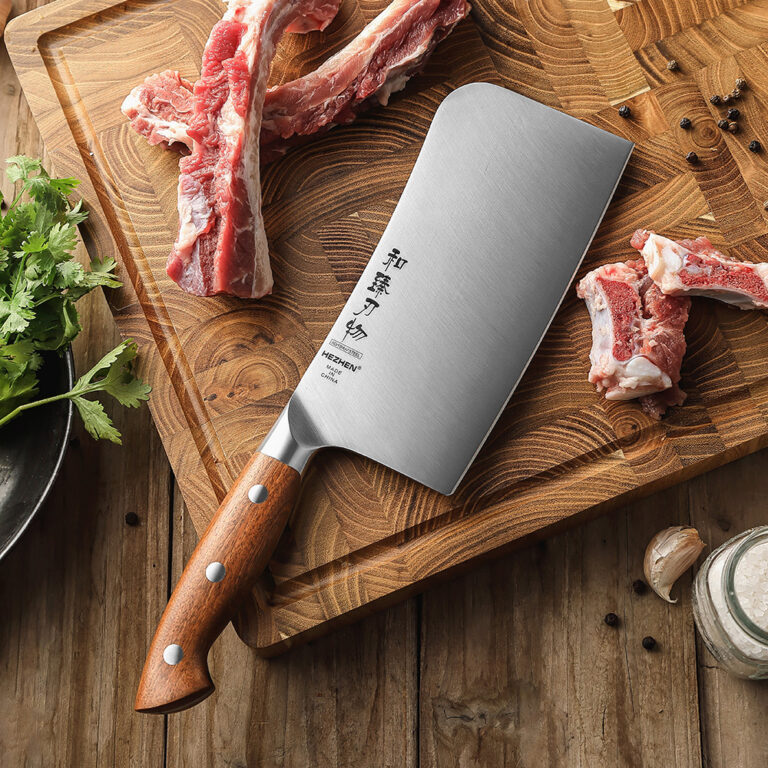 Buy HEZHEN 6.8″ Bone Chopper Knife (X02-KG) – 5Cr15MoV Steel with UAE ...