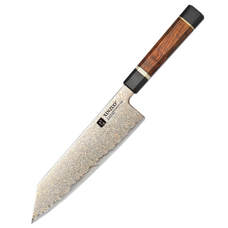 Shop XINZUO 8.3″ Chef Knife (F5C-CS) – 37 Layers Copper Damascus Steel ...