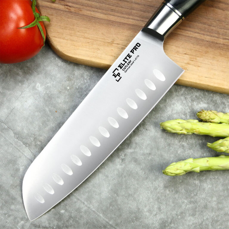 Order Elite Pro Cutlery 7″ Santoku Knife, German Steel with UAE Delivery
