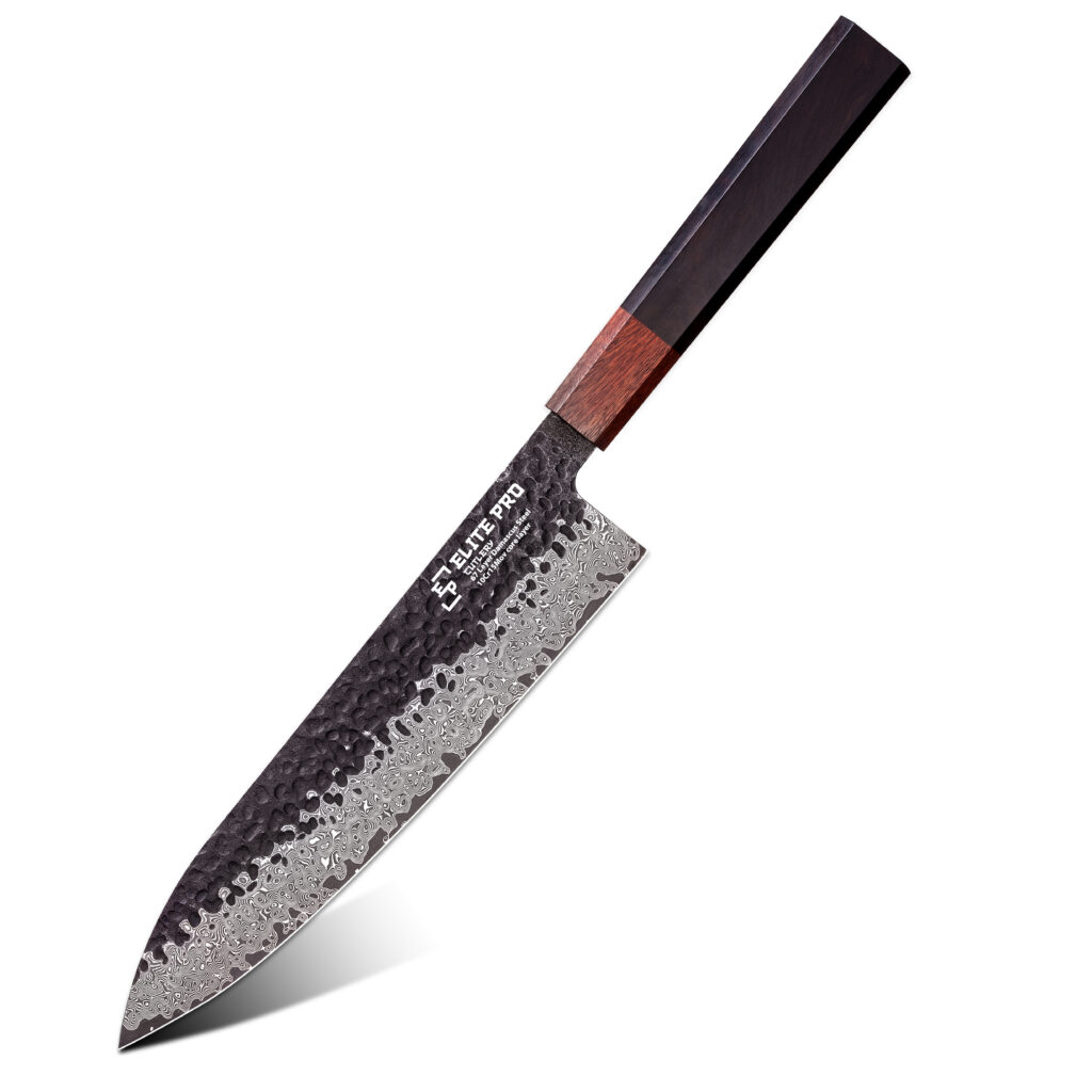 Order Elite Pro Cutlery 8″ Chef Knife, 67 Layers Damascus Steel with ...